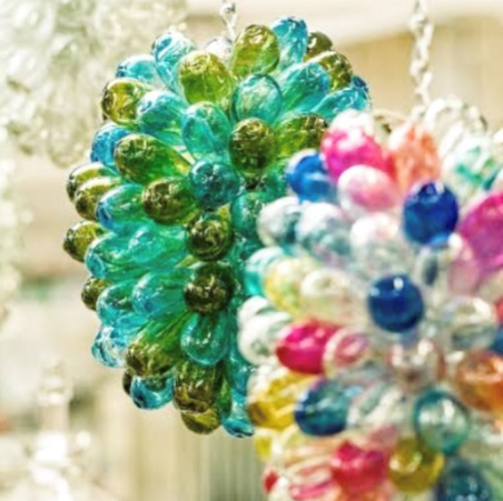 Syrian Glass Cluster Lamp - Tutti Frutti – Nyary ES